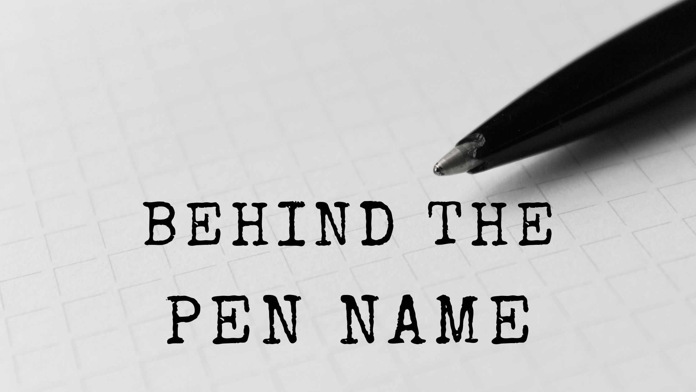 BEHIND THE PEN NAME – Sarah Jules Writing